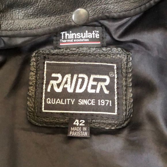 Raider | Jackets & Coats | Leather Motorcycle Jacket | Poshmark